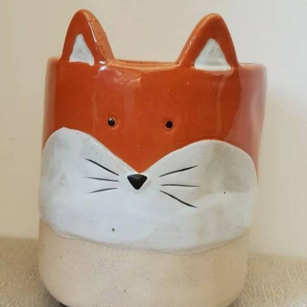 Ceramic Fox - Etsy