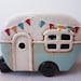CARAVAN Money Box Piggy Bank With Stopper Ceramic Gift Ornament by ...