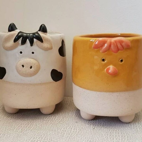 Cow Planter - Etsy