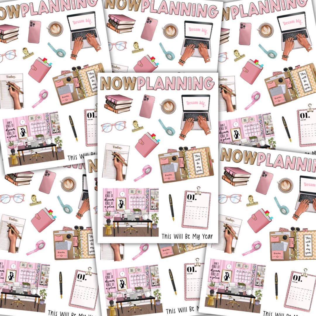 This Will Be My Year Sticker Sheet | Planner Girl Stickers | Bullet ...