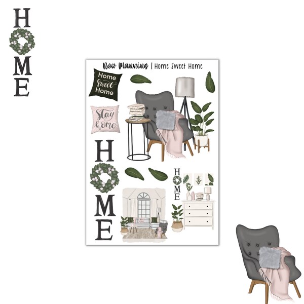 Home Sticker - Etsy