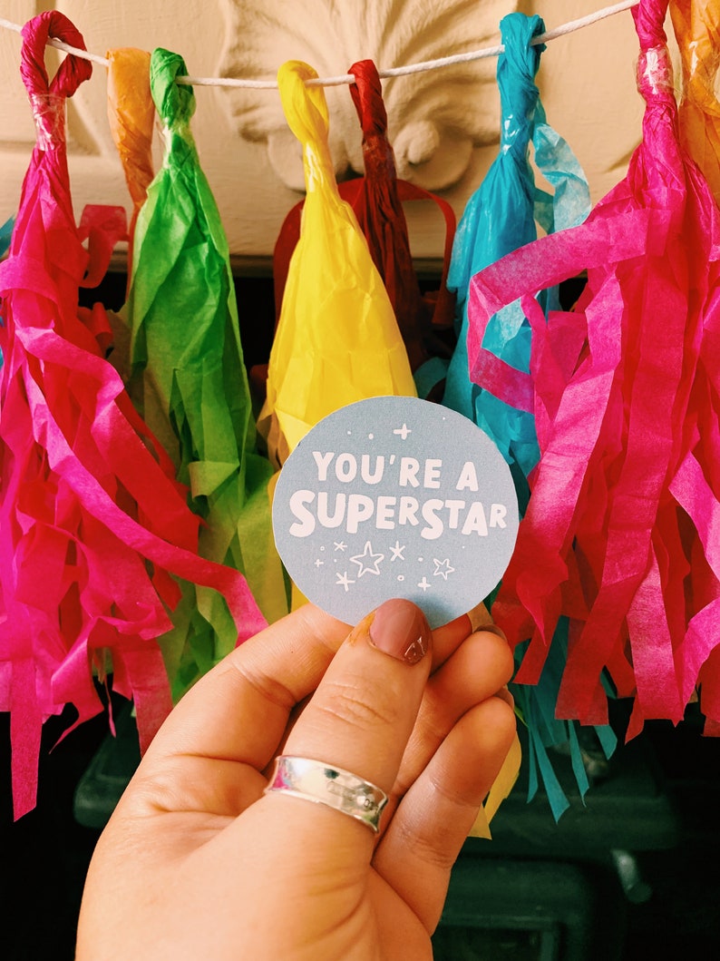 You're a Superstar, Downloadable Sticker - Etsy