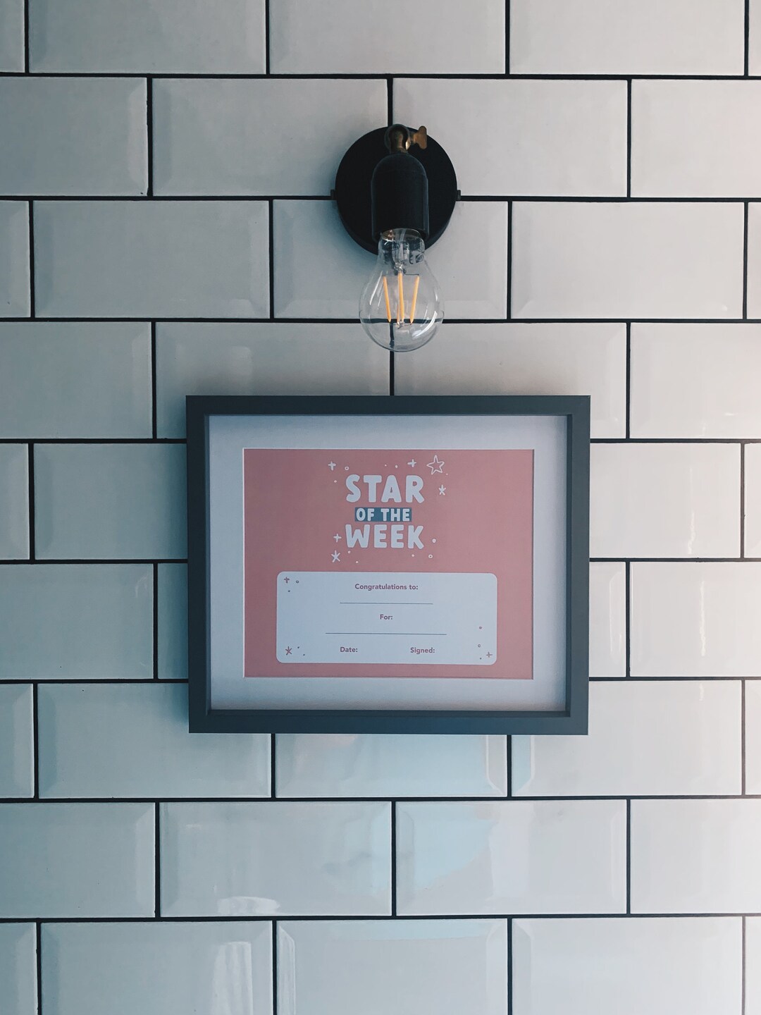 Star of the Week Certificate, Downloadable Print - Etsy