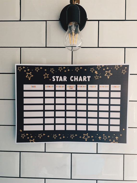 Star Chart Downloadable Print - Etsy