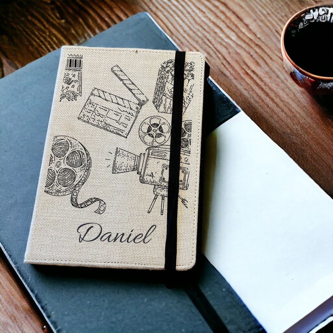 Personalised Film A5 Notebook Custom Movie Lined Journal Reusable Hobby ...