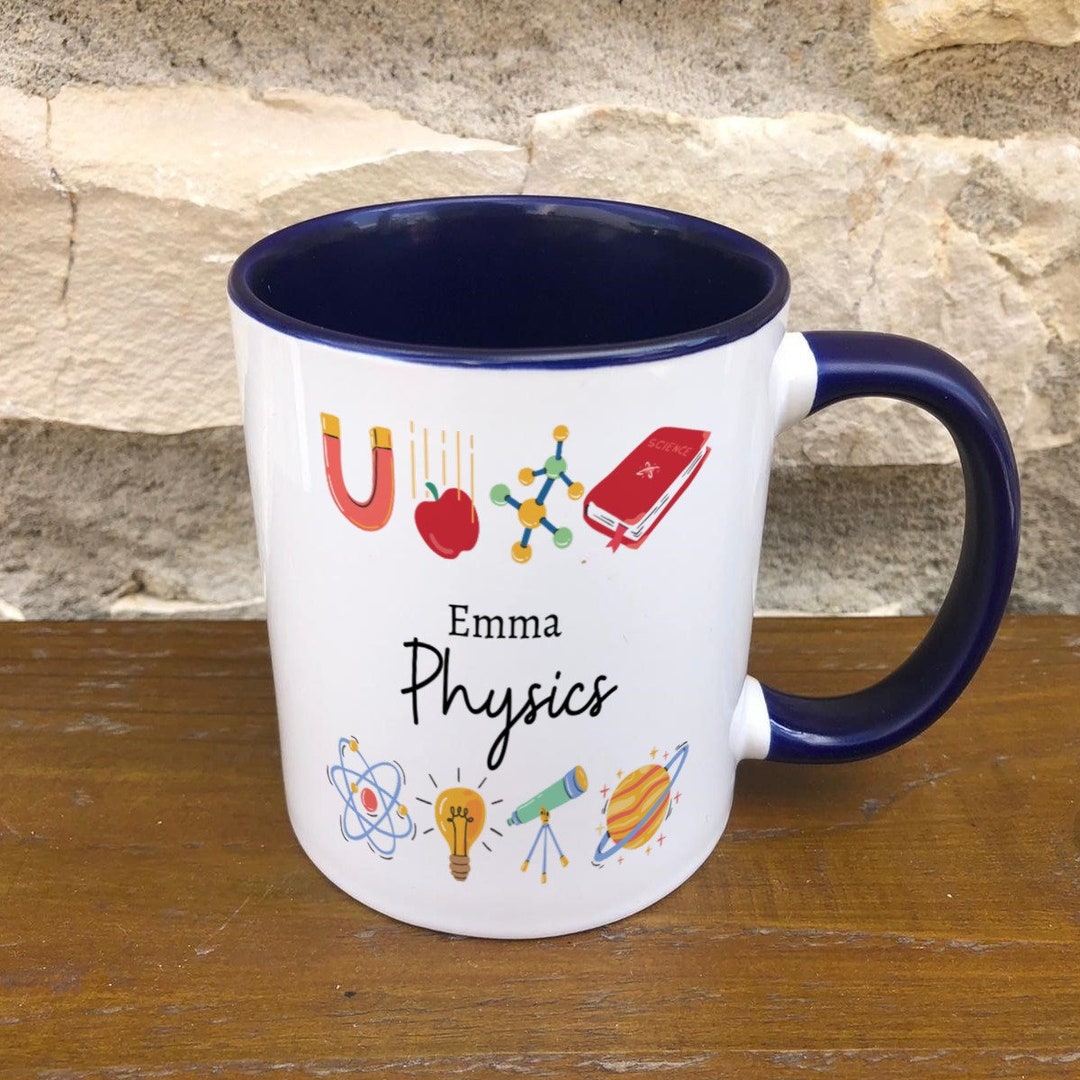 Personalised Physics Mug - Scientist Mug - Personalised Physics Teacher ...