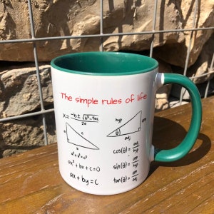 Personalised Maths Trigonometry Mug Algebra Equation Mug Personalised ...
