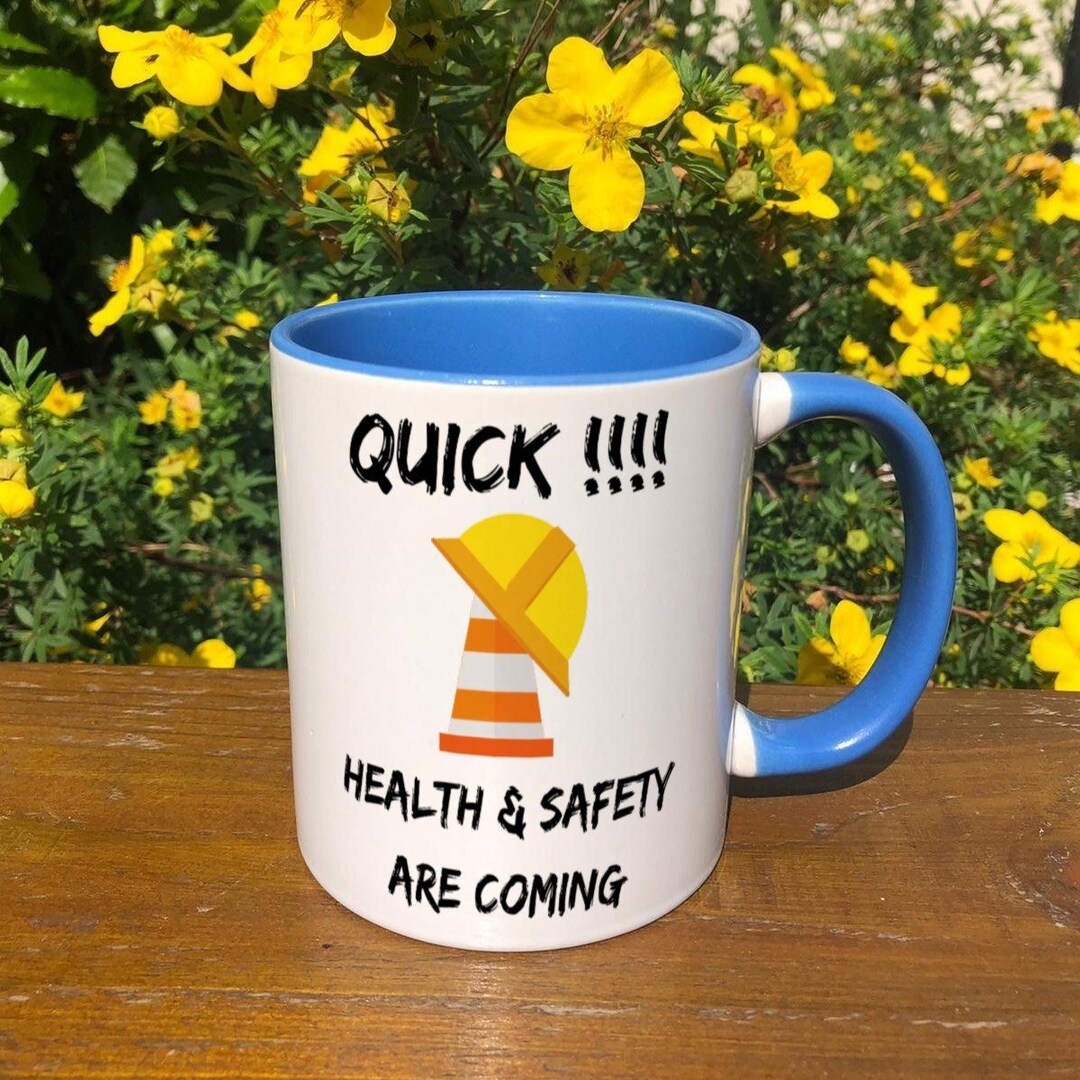Funny Construction Mug - Health & Safety Mug - Brick Layer Career Mug ...