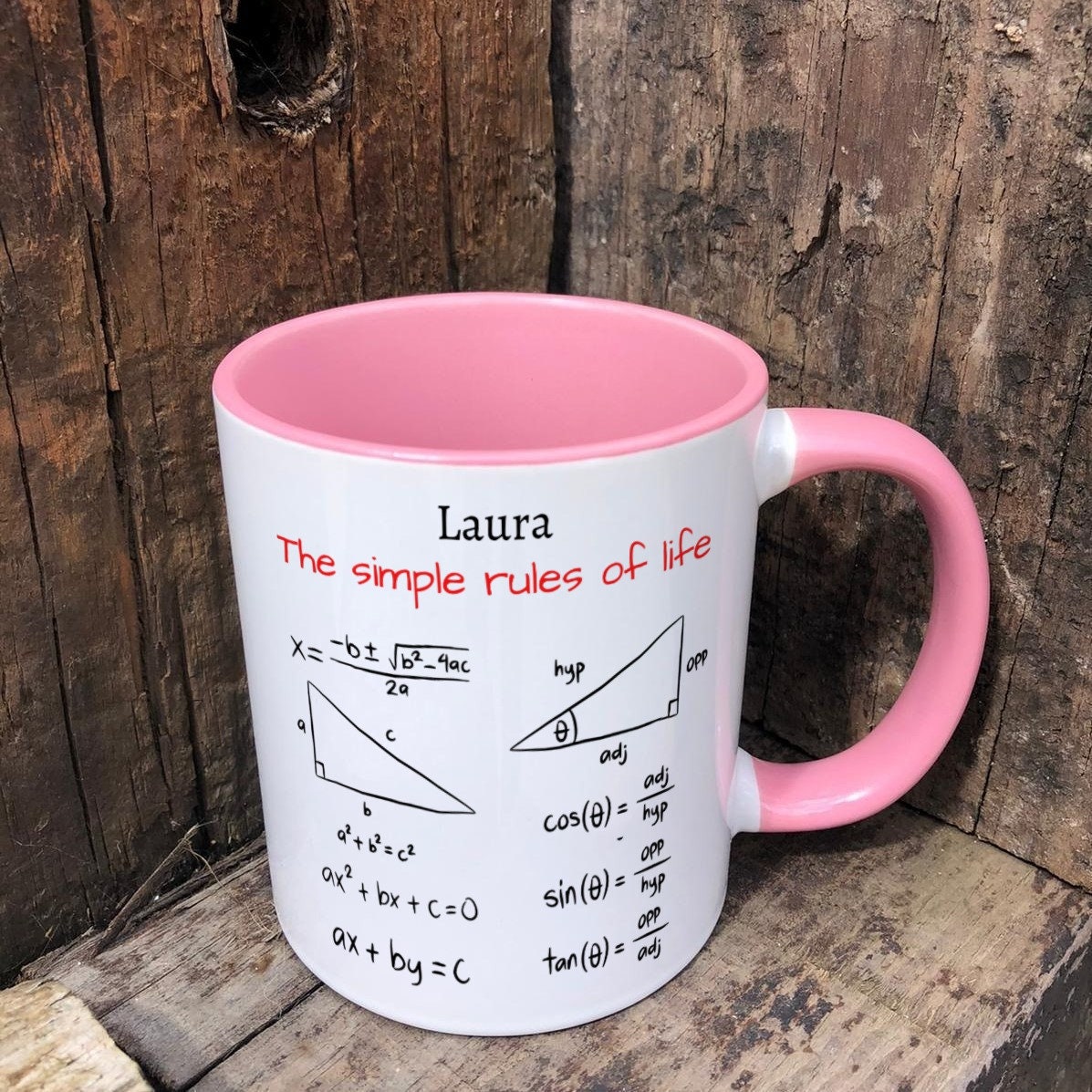 Personalised Maths Trigonometry Mug Algebra Equation Mug - Etsy UK