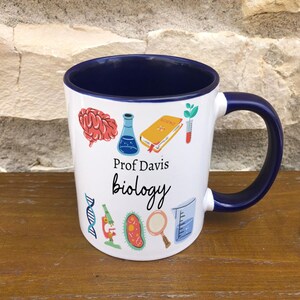 Personalised Biology Mug - Biology Mug - Personalised Biology Teacher ...