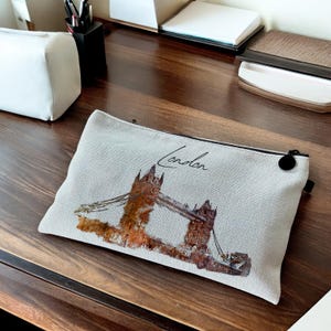 Personalised London Pencil Case, Gift for Kids, Back to School Supplies ...