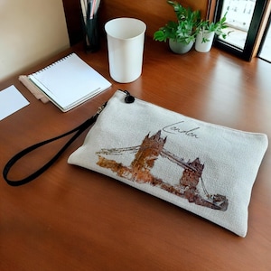 Personalised London Pencil Case, Gift for Kids, Back to School Supplies ...