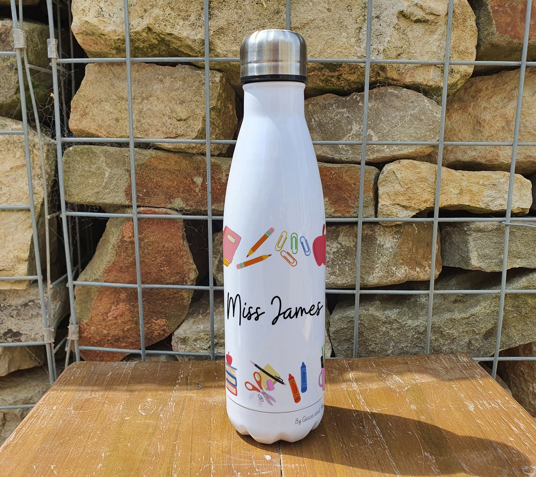 Personalised Primary School Teacher Insulated Bottle Gift for Primary ...
