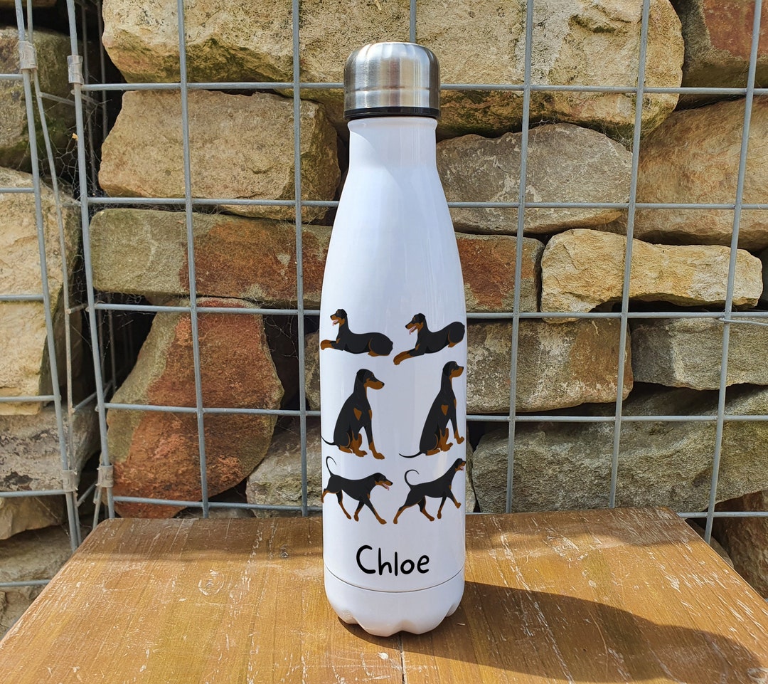 Personalised Doberman Insulated Bottle - Gift for Dog Owners & Lover ...