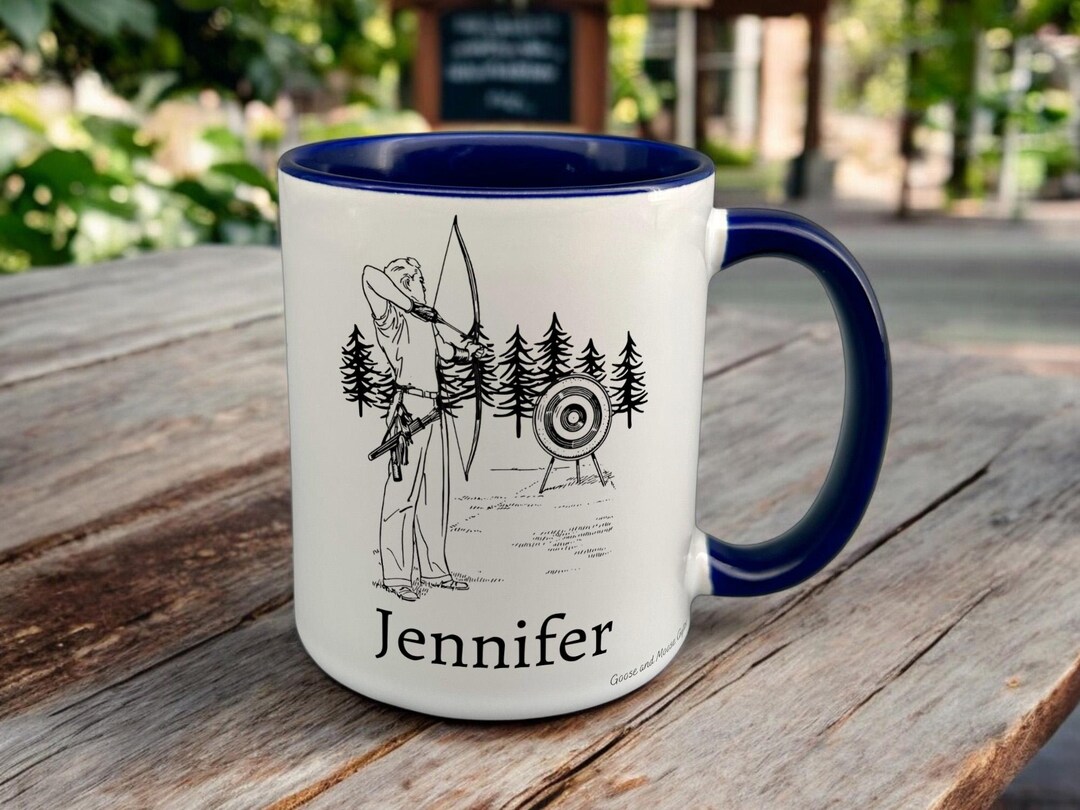 Personalised Archery Mug Gift - Present for Archery Lovers - Gifts for ...