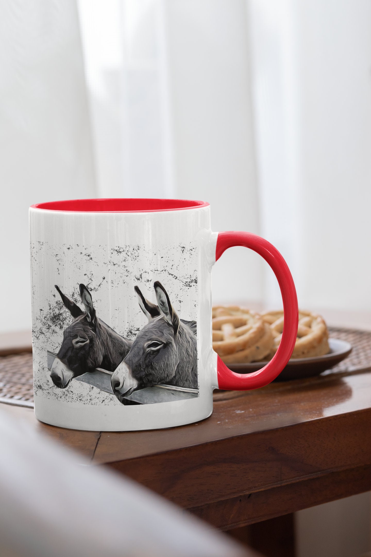 Farm Animal Donkey Mug Gift for Farmers and Smallholders | Etsy