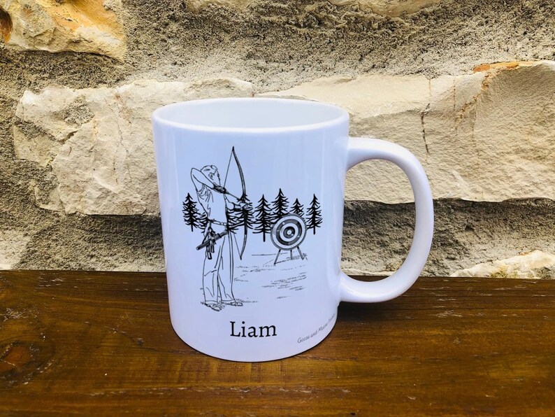 Personalised Archery Mug Gift - Present for Archery Lovers - Gifts for ...