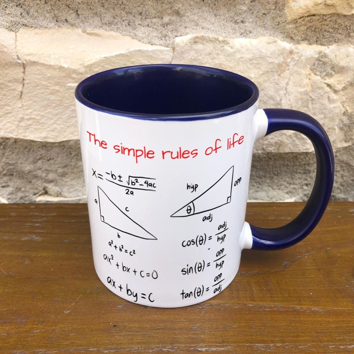 Personalised Maths Trigonometry Mug Algebra Equation Mug - Etsy UK