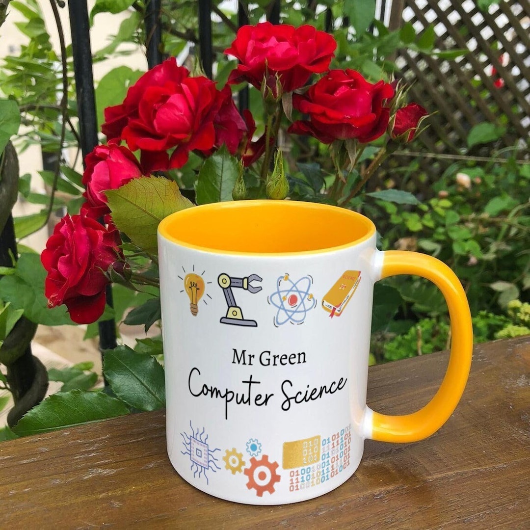 Personalised Computer Science Mug - Computing Mug - Personalised ...