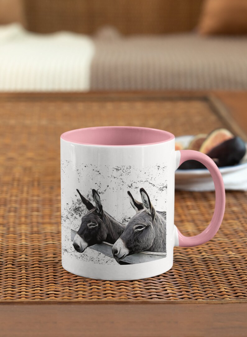 Farm Animal Donkey Mug Gift for Farmers and Smallholders | Etsy