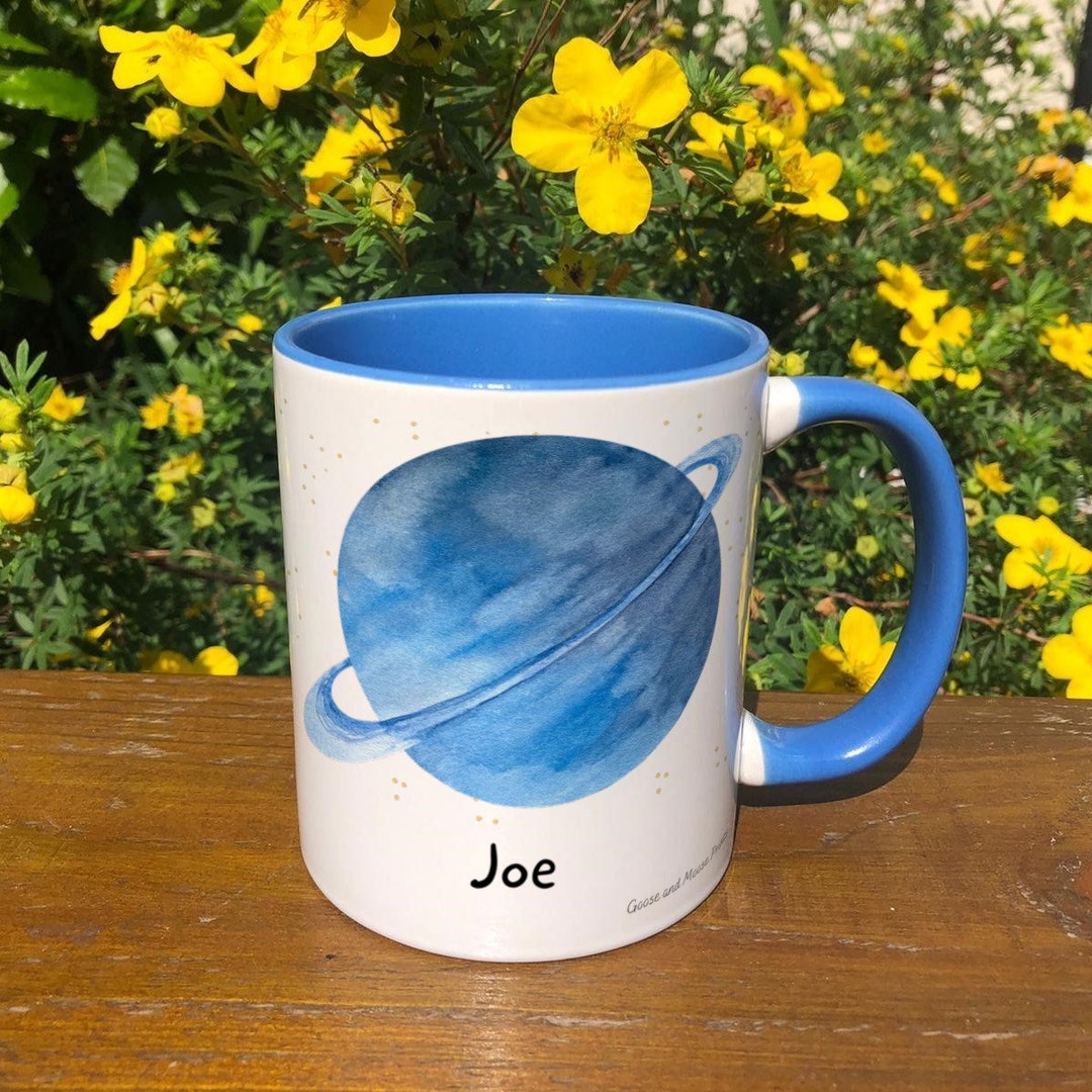 Personalised Uranus Planet Mug - Present for Space Lovers - Gifts for ...