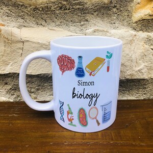 Personalised Biology Mug - Biology Mug - Personalised Biology Teacher ...