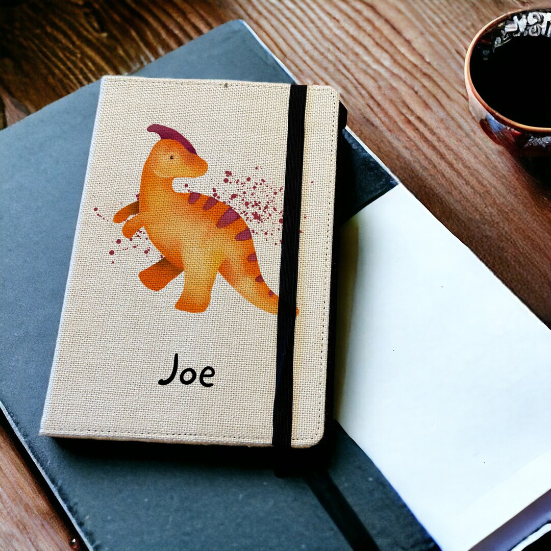Personalised Dinosaur A5 Notebook Custom Dinosaur Lined Journal ...