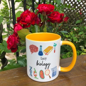 Personalised Biology Mug - Biology Mug - Personalised Biology Teacher ...