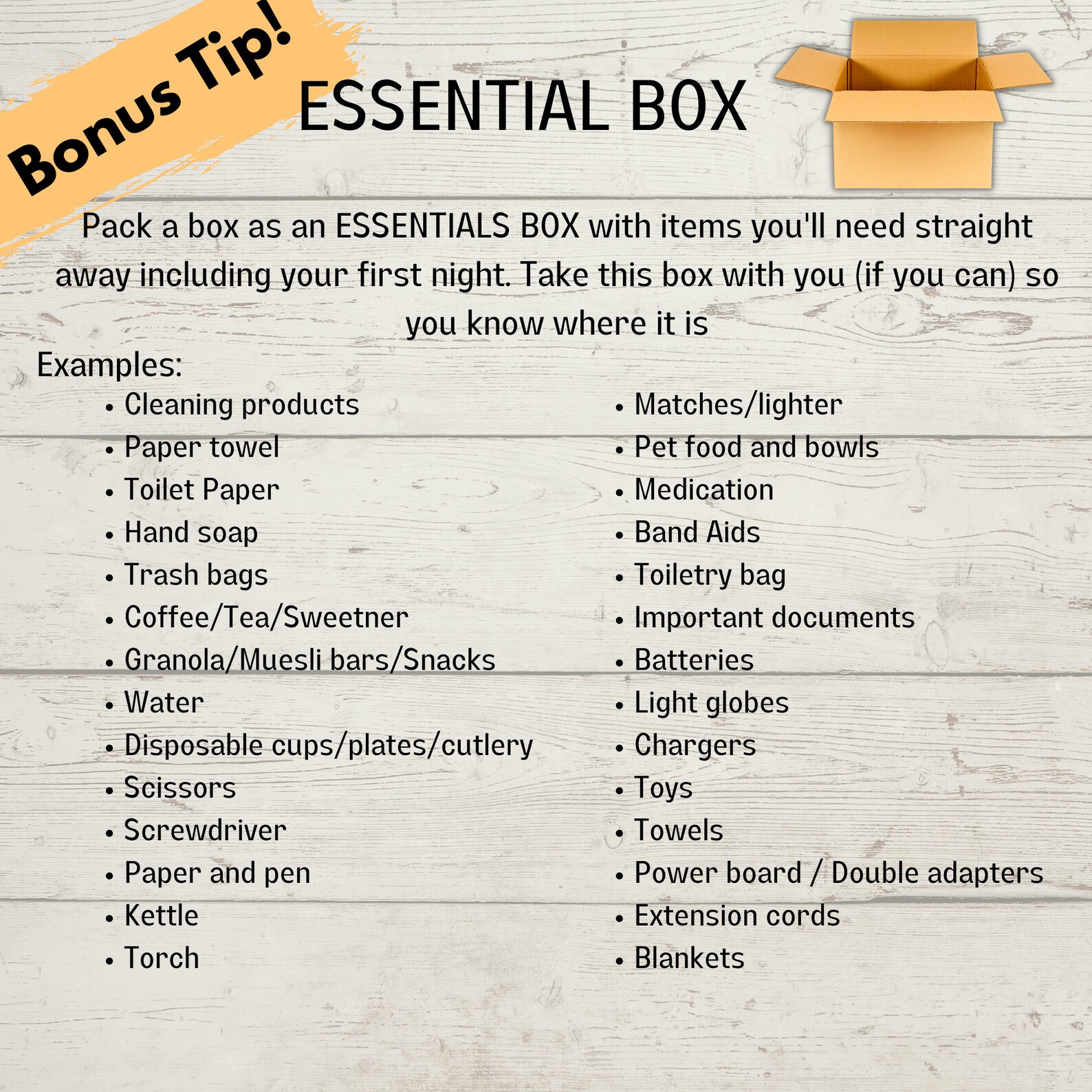 Moving Box Label Printables, Instant Download Moving Box Labels to ...