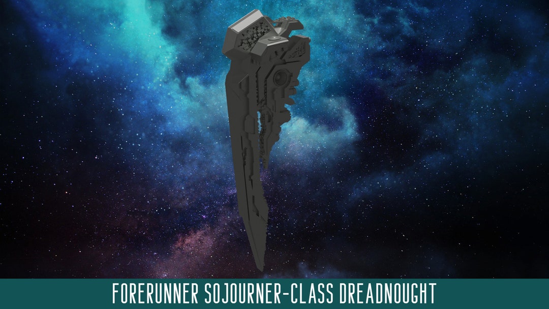 Halo Fleet Battles Forerunner Sojourner Class Dreadnought - Etsy