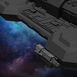 Halo Fleet Battles UNSC Cradle Repair/refit Station - Etsy