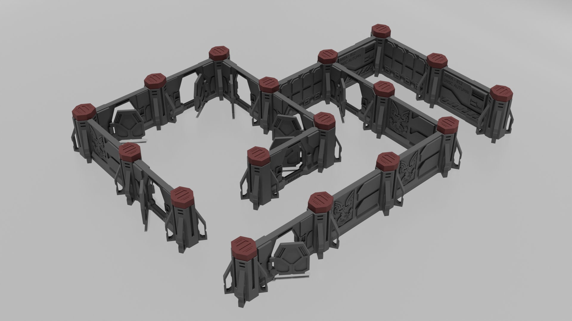 UNSC Ship Terrain Halo Ground Command - Etsy