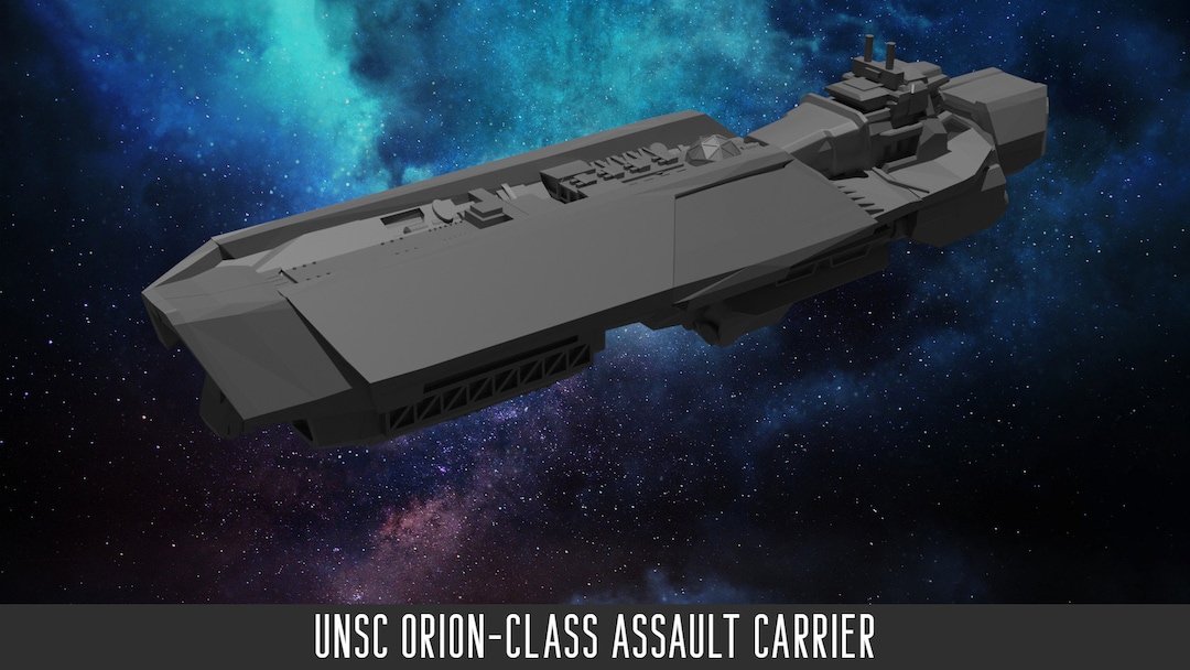 Halo Fleet Battles UNSC Orion Carrier - Etsy