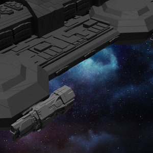 Halo Fleet Battles UNSC Cradle Repair/refit Station - Etsy