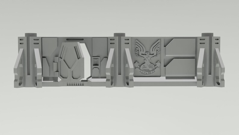 UNSC Ship Terrain Halo Ground Command - Etsy