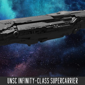 Halo Fleet Battles UNSC INFINITY - Etsy