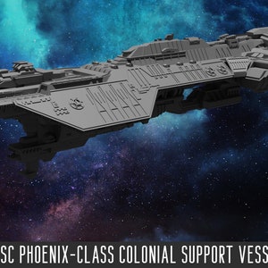 Halo Fleet Battles UNSC Phenix Class Heavy Carrier - Etsy