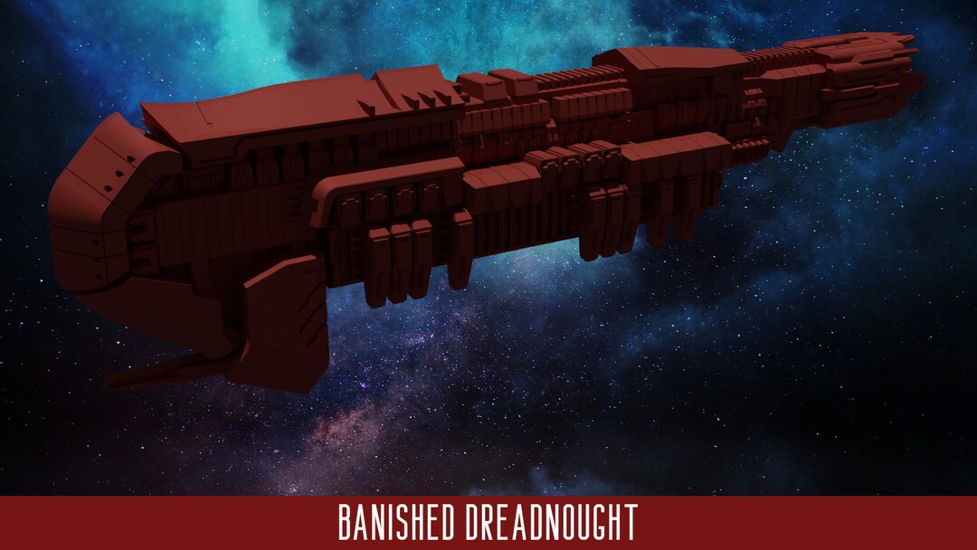 Halo Fleet Battles Banished Dreadnought - Etsy