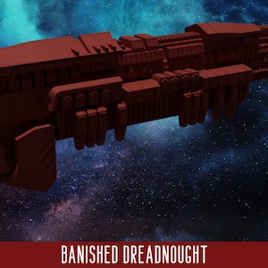 Halo Fleet Battles Banished Dreadnought - Etsy