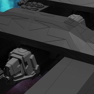 Halo Fleet Battles UNSC Cradle Repair/refit Station - Etsy