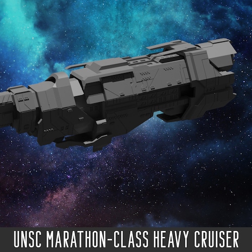 Halo Fleet Battles UNSC Autumn Heavy Cruiser - Etsy