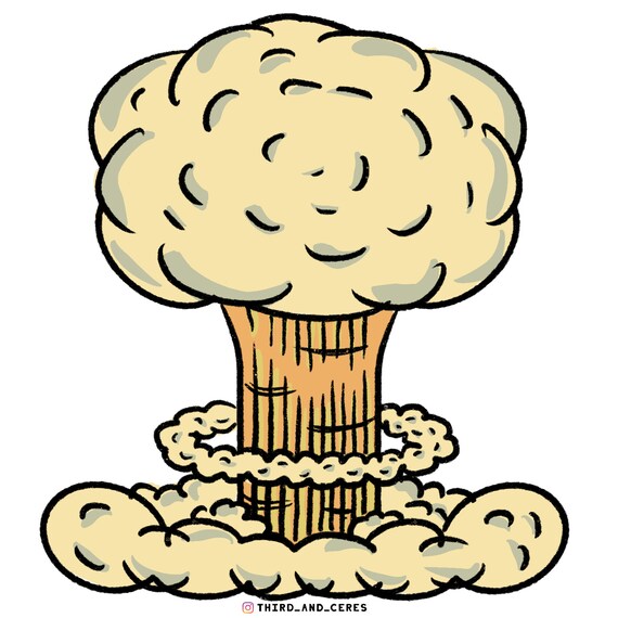 Cartoon Mushroom Cloud