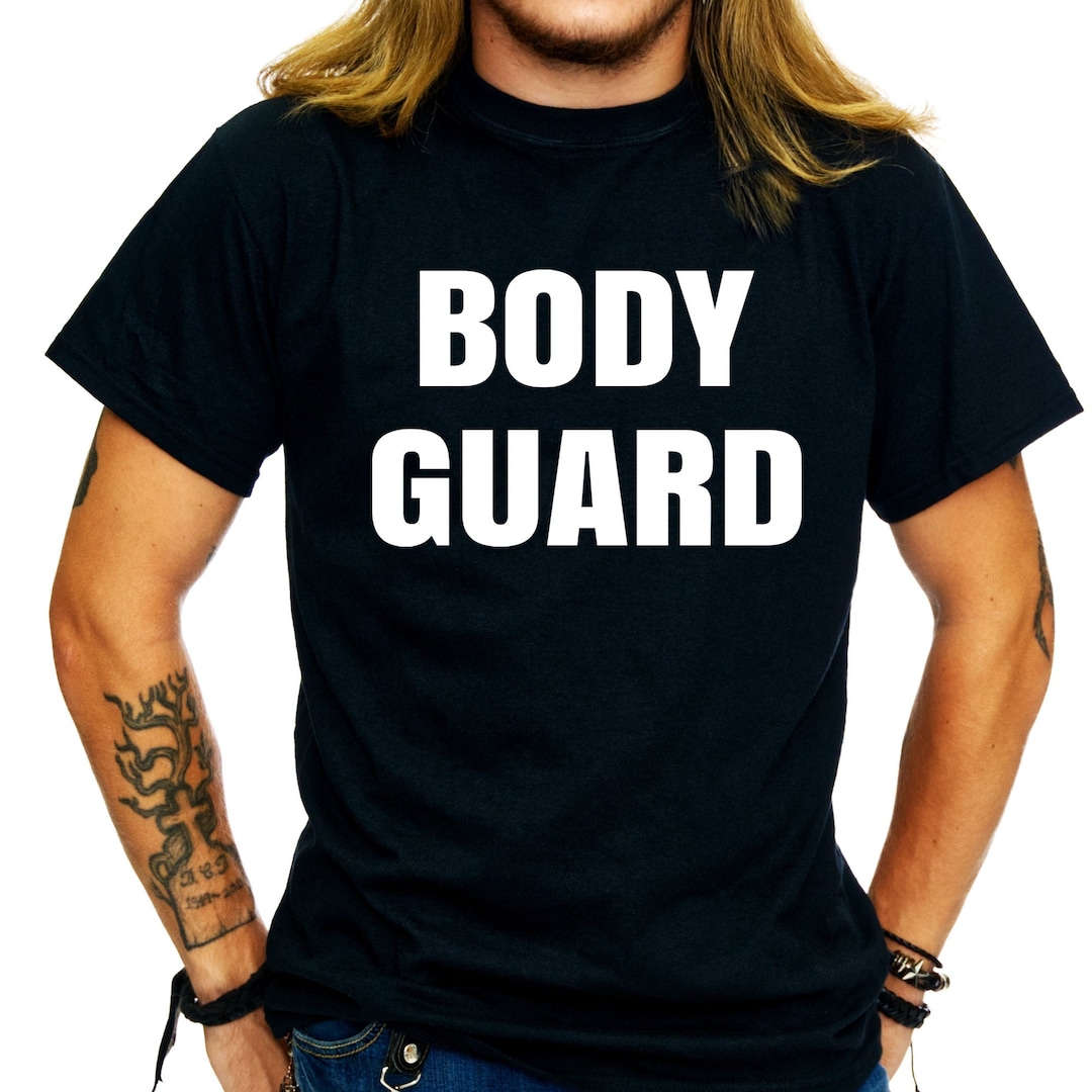 Body Guard T Shirt, Security Shirts, Black Gray White Shirts ...