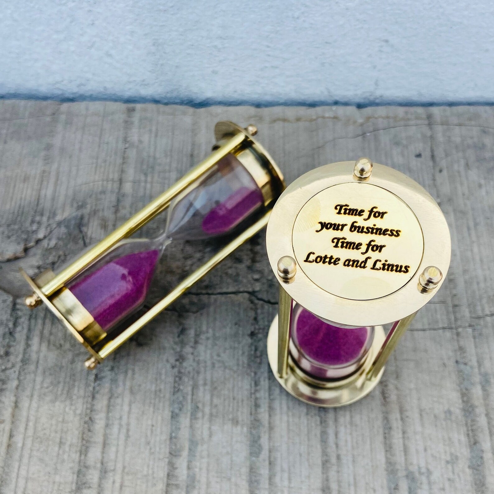 Engraved Hourglass Unity Hourglass Engraving Mini Sand Timer Custom ...