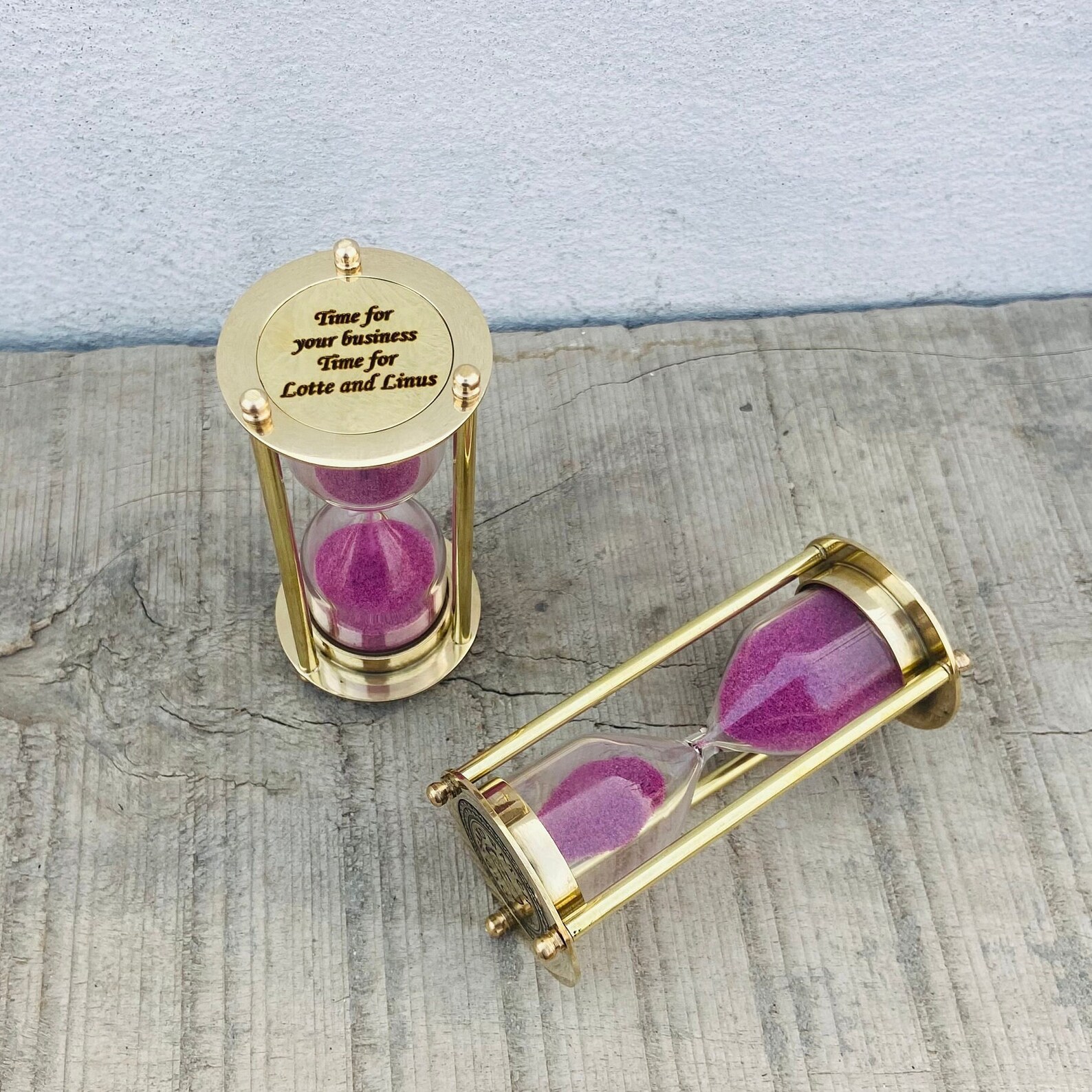 Engraved Hourglass Unity Hourglass Engraving Mini Sand Timer Custom ...