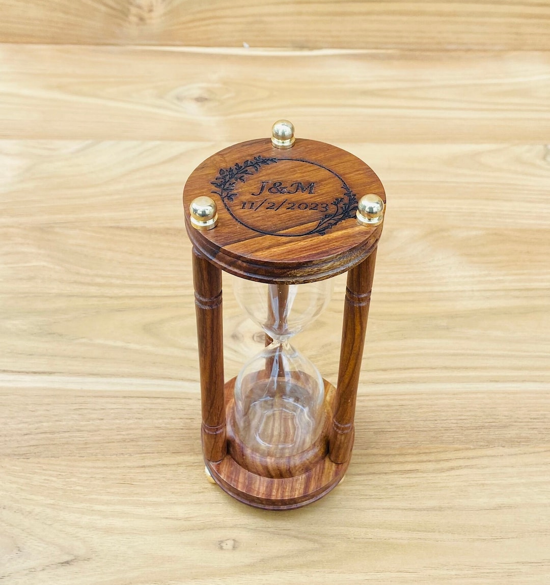 Engraved Hourglass Unity Hourglass Engraving Sand Timer Custom Engraved ...