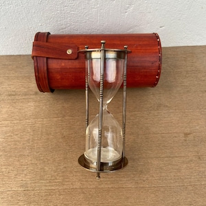Personalized Sand Ceremony Hourglass: Brass & Glass Unity Sand Timer - Etsy
