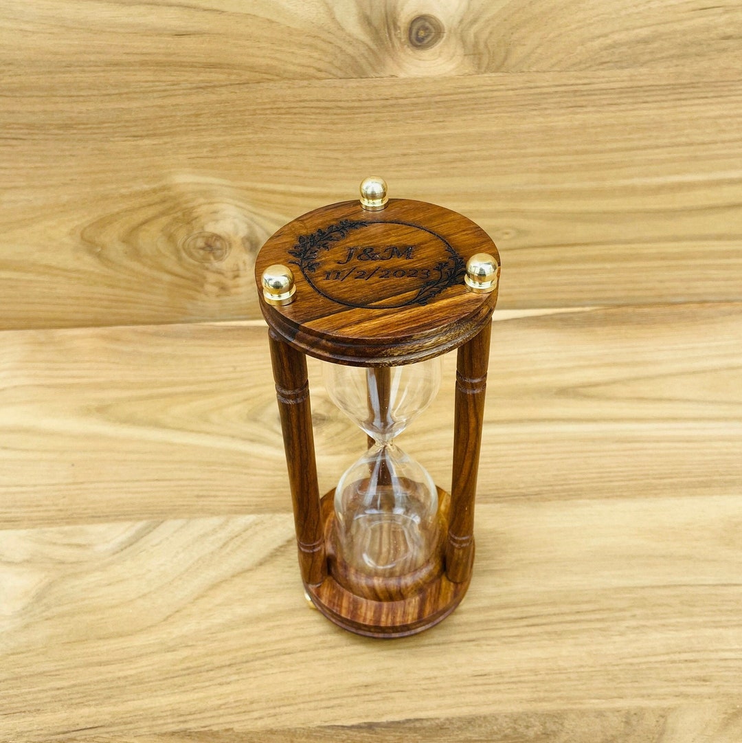 Engraved Hourglass Unity Hourglass Engraving Sand Timer Custom Engraved ...