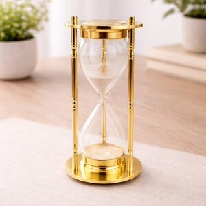Personalized Wedding Ceremony Hourglass Sand Timer, Gold Brass Finish ...