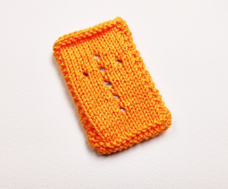 Hand-knit Prayer Card Holder With Laminated Card - Etsy